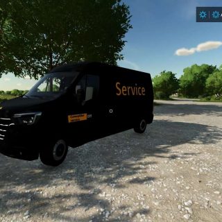 Renault Master logo cat v1.0 FS22 Mod | Farming Simulator 22 Mod
