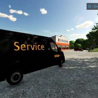 Renault Master logo cat v1.0 FS22 Mod | Farming Simulator 22 Mod