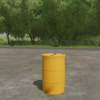 Fuel Barrel v1.0 FS22 Mod | Farming Simulator 22 Mod