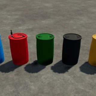 Fuel Barrel v1.0 FS22 Mod | Farming Simulator 22 Mod