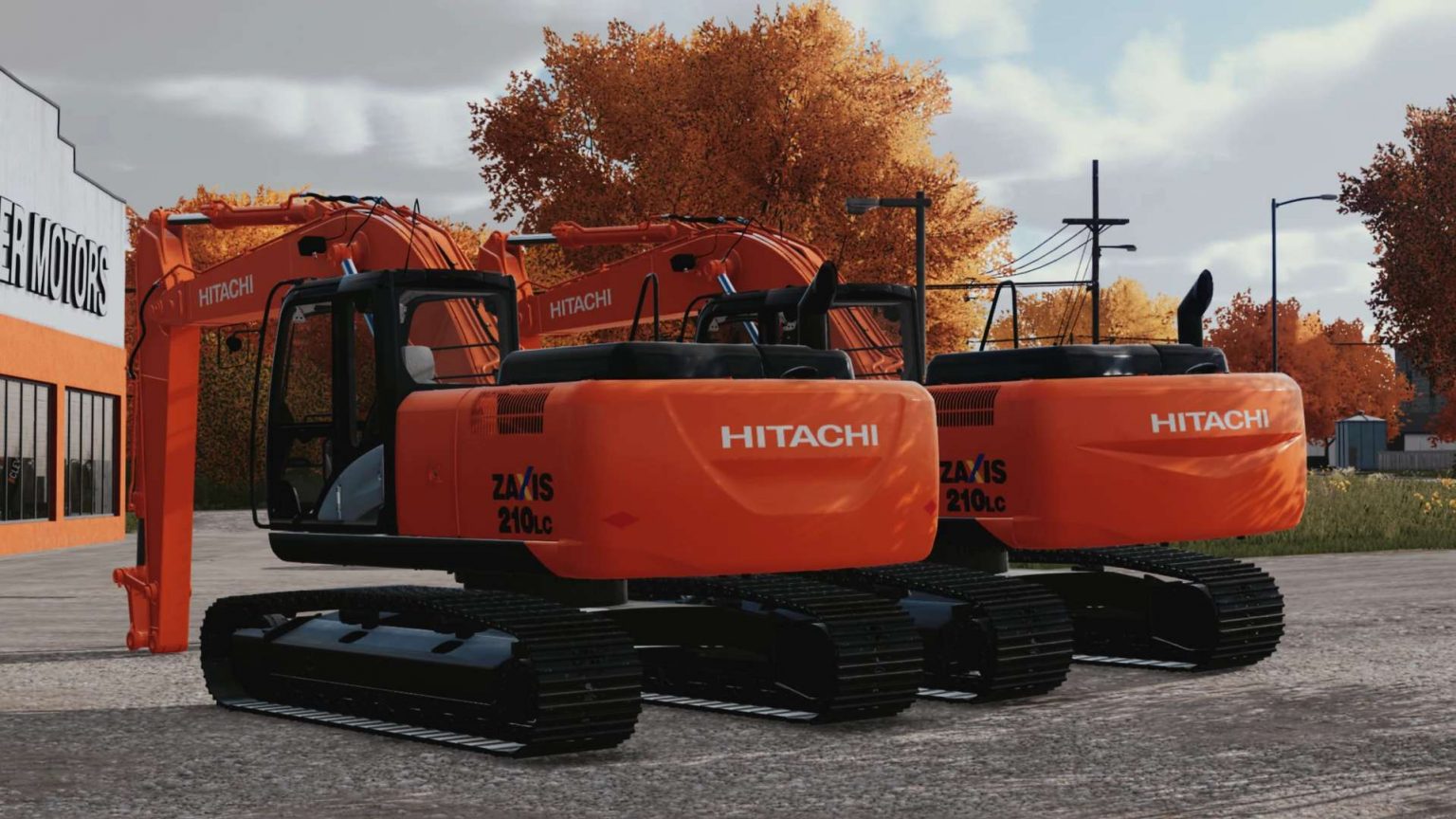 Hitachi ZX210 v1.0 FS22 Mod | Farming Simulator 22 Mod