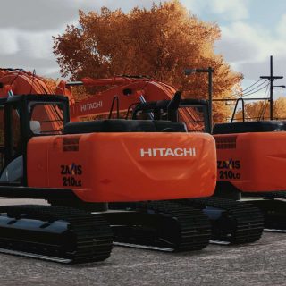 Hitachi ZX210 v1.0 FS22 Mod | Farming Simulator 22 Mod
