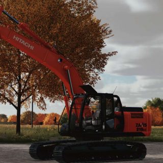 Hitachi ZX210 v1.0 FS22 Mod | Farming Simulator 22 Mod