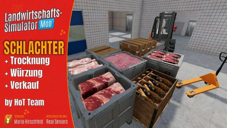 HoT Meatprocessing v1.0 FS22 Mod | Farming Simulator 22 Mod