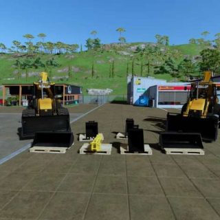 JCB Pack cx3/cx4 v1.0 FS22 Mod | Farming Simulator 22 Mod