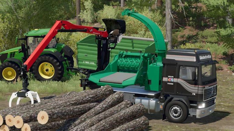 Jenz Crusher Platform Pack v1.0 FS22 Mod | Farming Simulator 22 Mod