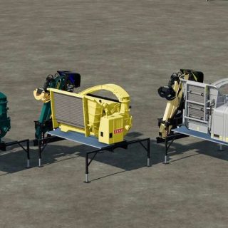 Jenz Crusher Platform Pack v1.0 FS22 Mod | Farming Simulator 22 Mod