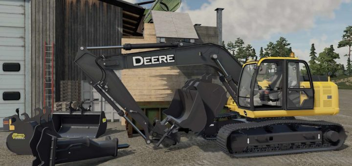 FS22 Excavators | Farming Simulator 22 Forklifts Mods