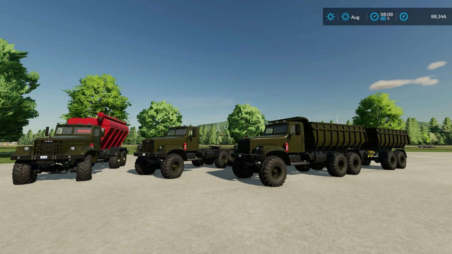 KRAZ-255V v1.0 FS22 Mod | Farming Simulator 22 Mod