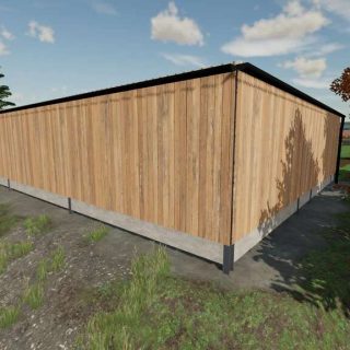L Shape Vehicle Shed v1.0 FS22 Mod | Farming Simulator 22 Mod