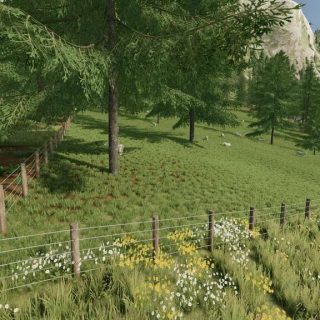 Large Outdoor Sheep Pasture v1.0 FS22 Mod | Farming Simulator 22 Mod