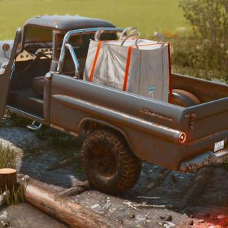 Lizard Apache Fleetside 1958 v1.0 FS22 Mod | Farming Simulator 22 Mod