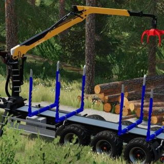 Lizard Forest Trailer Pack v1.0 FS22 Mod | Farming Simulator 22 Mod