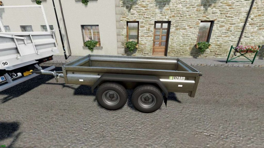 Lizard Reskin Public Works Trailer v1.0 FS22 Mod | Farming Simulator 22 Mod