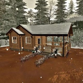 Log House v1.0 FS22 Mod | Farming Simulator 22 Mod