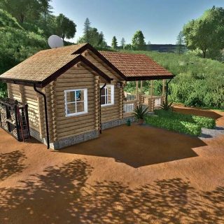 Log House v1.0 FS22 Mod | Farming Simulator 22 Mod