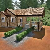 Log House v1.0 FS22 Mod | Farming Simulator 22 Mod