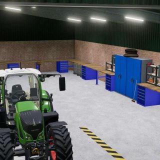 Machineshed / Workshop v1.0 FS22 Mod | Farming Simulator 22 Mod