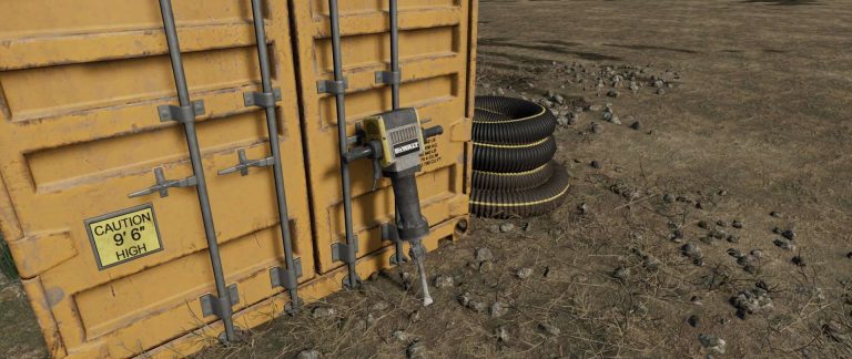 Jackhammer V1.0 FS22 Mod | Farming Simulator 22 Mod
