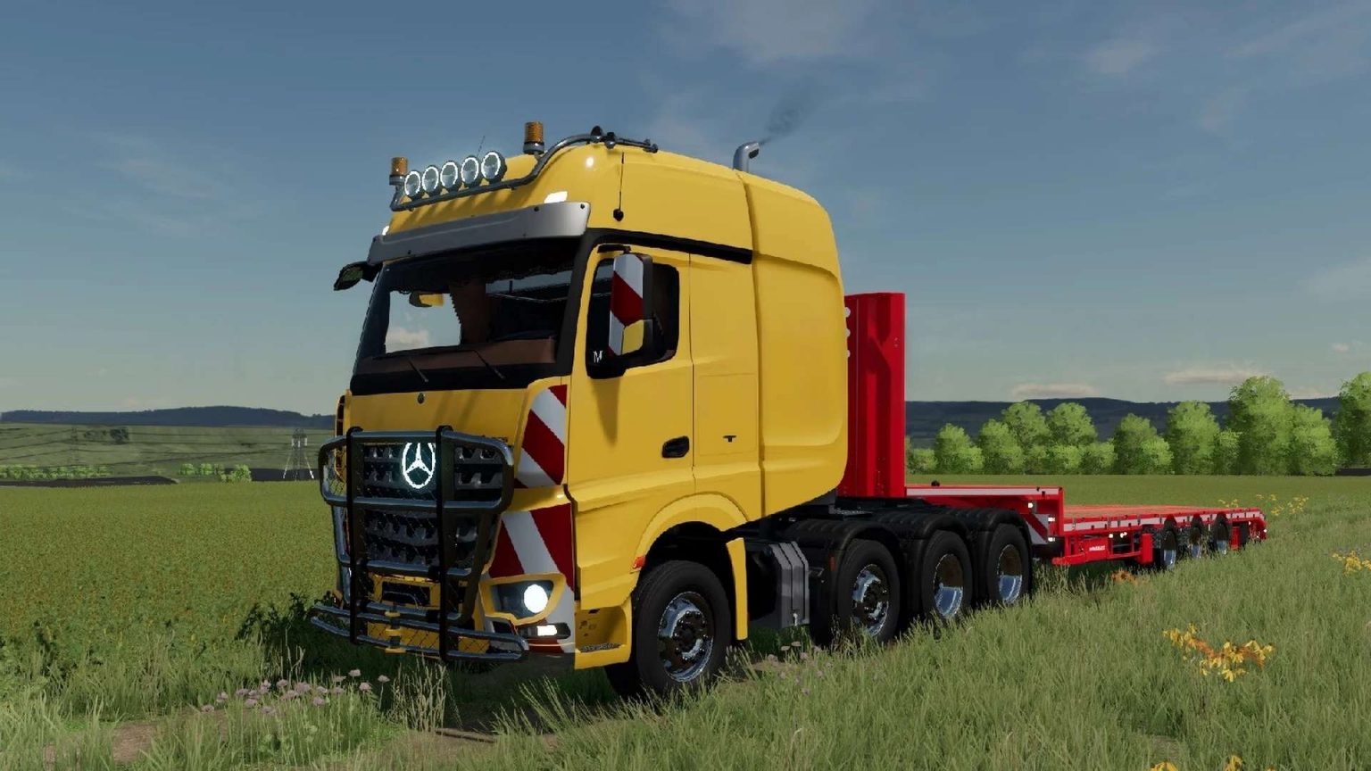 MERCEDES Benz AROCS SLT v1.0 FS22 Mod | Farming Simulator 22 Mod
