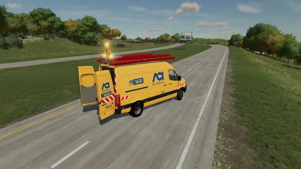 Mercedes-Benz Sprinter ACI v1.0 FS22 Mod | Farming Simulator 22 Mod