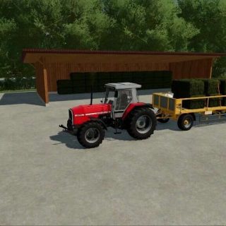 Pallet And Bale Storage v1.1 FS22 Mod | Farming Simulator 22 Mod