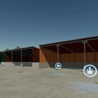 Pallet And Bale Storage v1.1 FS22 Mod | Farming Simulator 22 Mod