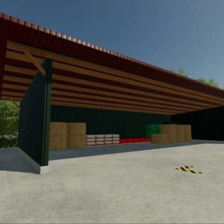 Pallet And Bale Storage v1.1 FS22 Mod | Farming Simulator 22 Mod