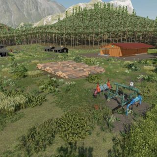 Powell Company logging V1.0 FS22 Mod | Farming Simulator 22 Mod