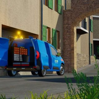 Renault Kangoo III Enedis v1.0 FS22 Mod | Farming Simulator 22 Mod