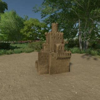Sand Castle v1.0 FS22 Mod | Farming Simulator 22 Mod