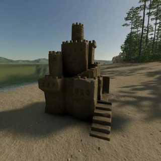 Sand Castle v1.0 FS22 Mod | Farming Simulator 22 Mod