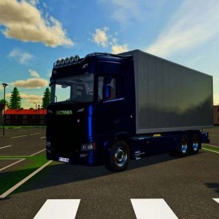 Scania S Box with tailgate v1.0 FS22 Mod | Farming Simulator 22 Mod