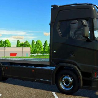 Scania S Flatbed trailer v1.0 FS22 Mod | Farming Simulator 22 Mod