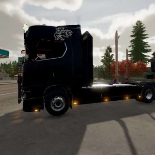 Scania Timber truck + trailer V1.0 FS22 Mod | Farming Simulator 22 Mod