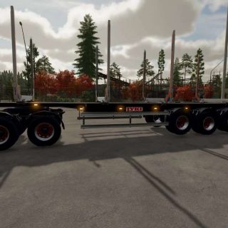 Scania Timber truck + trailer V1.0 FS22 Mod | Farming Simulator 22 Mod