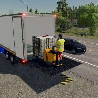 Scania with tail lift v1.0 FS22 Mod | Farming Simulator 22 Mod