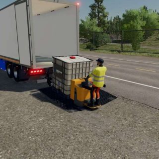 Scania with tail lift v1.0 FS22 Mod | Farming Simulator 22 Mod