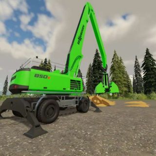 Sennebogen Material Handler v1.0.0.2 FS22 Mod | Farming Simulator 22 Mod