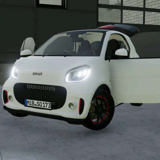 Smart EQ Fortwo Electric 2020 v1.0 FS22 Mod | Farming Simulator 22 Mod