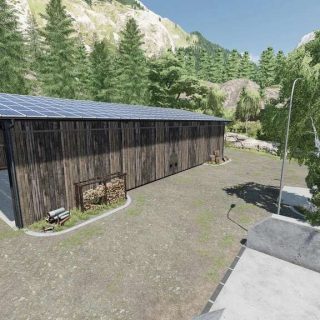 Solar Garage v1.0 FS22 Mod | Farming Simulator 22 Mod
