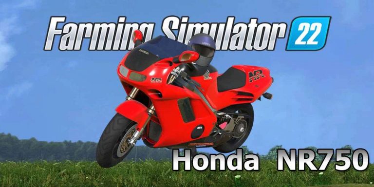 Sport bike Honda NR750 v1.0 FS22 Mod | Farming Simulator 22 Mod