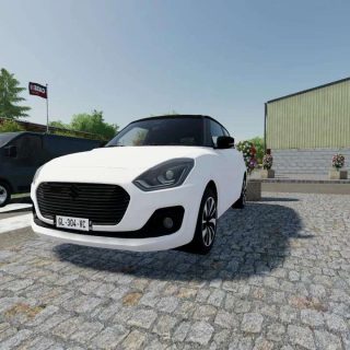 Suzuki Swift 2018 3rd Generation v2.0 FS22 Mod | Farming Simulator 22 Mod