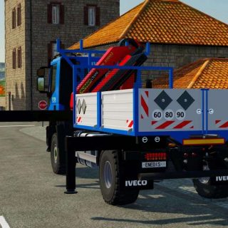 Truck Crane Iveco X-Way Enedis v1.0 FS22 | Farming Simulator 22 Mods