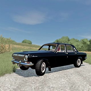 Volga GAZ 24 V1.0 FS22 Mod | Farming Simulator 22 Mod