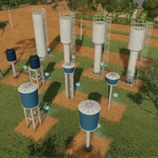 Water Tanks v1.1 FS22 Mod | Farming Simulator 22 Mod
