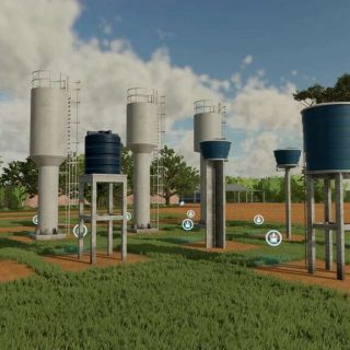 Water Tanks v1.1 FS22 Mod | Farming Simulator 22 Mod