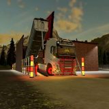 Woodchip Storage v1.0 FS22 Mod | Farming Simulator 22 Mod