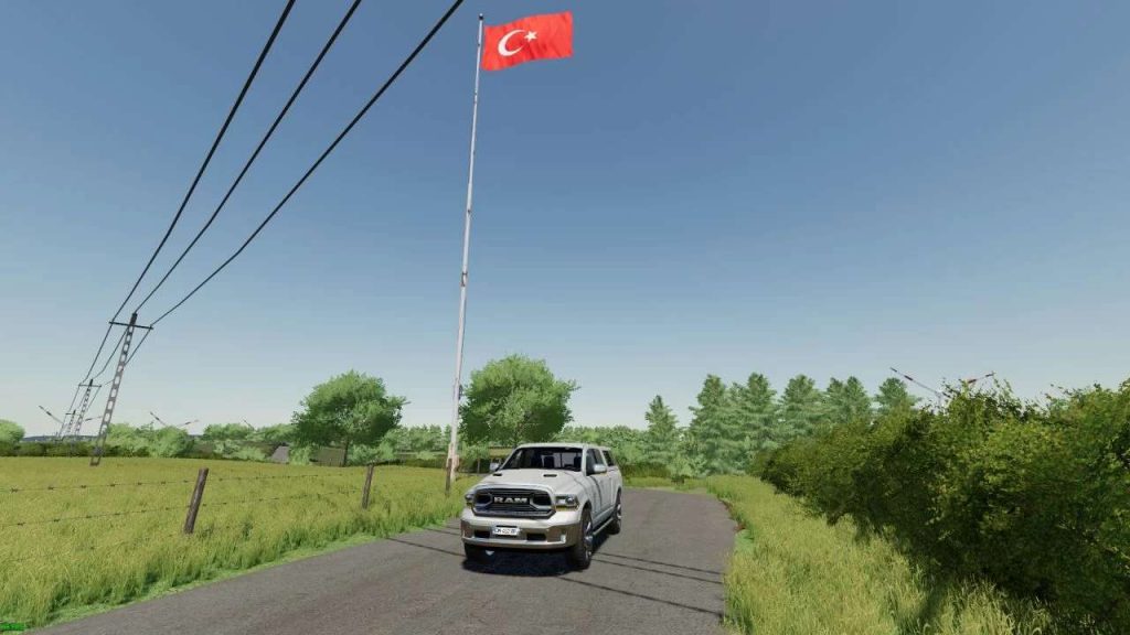 World Country Flag v1.9 FS22 Mod | Farming Simulator 22 Mod
