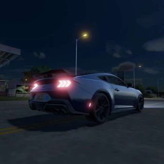 2024 Ford Mustang Dark Horse v1.0 FS22 Mod | Farming Simulator 22 Mod